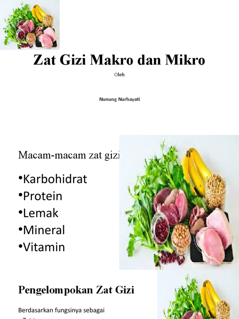 Zat Gizi Makro Dan Mikro-NN | PDF