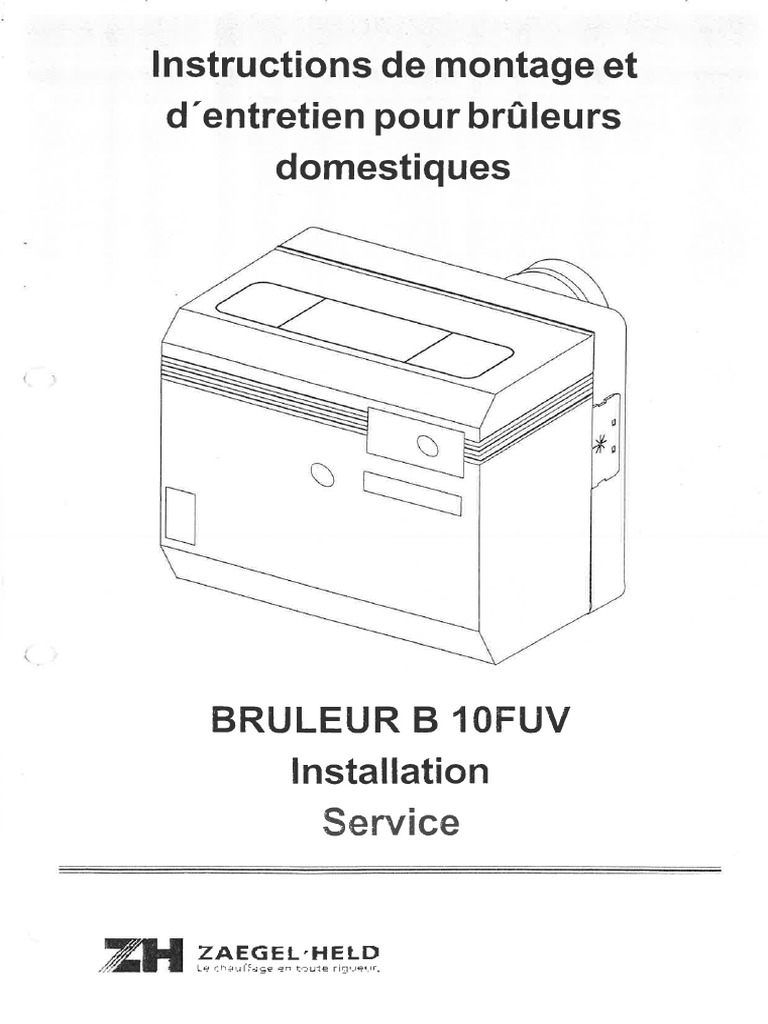 Bruleur B10FUV | PDF