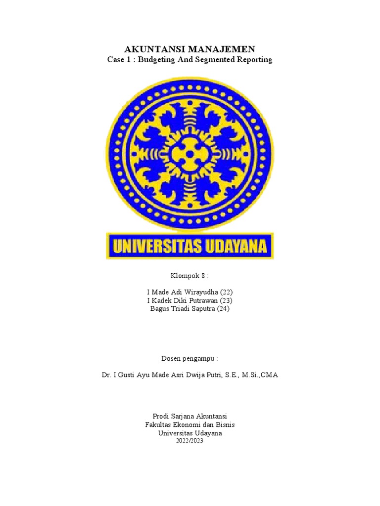 Case Study 1 - Kelompok 8 | PDF