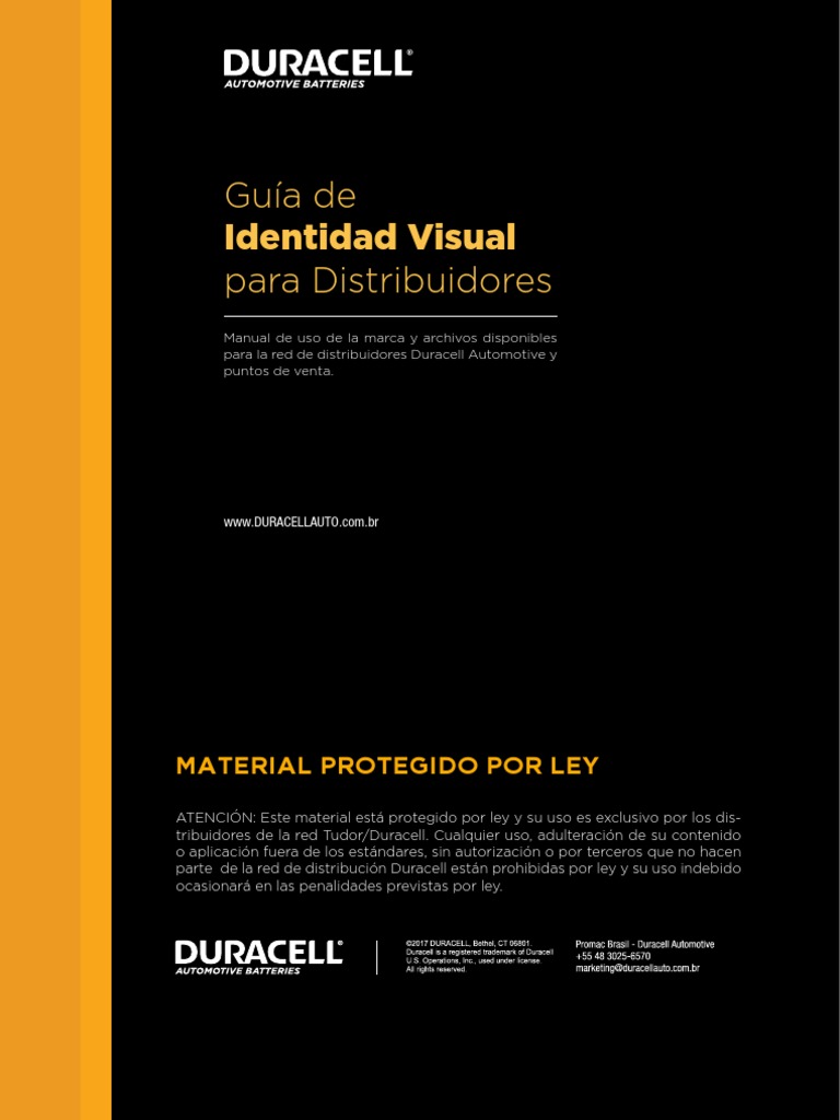 DURACELL - Guía de IDENTIDAD VISUAL | PDF