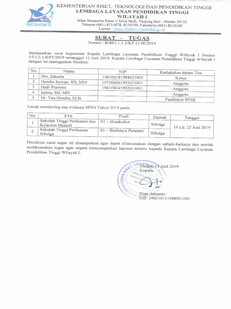 Surat Tugas Hendra Irawan DKK | PDF Surat Tugas Hendra Irawan DKK | PDF
