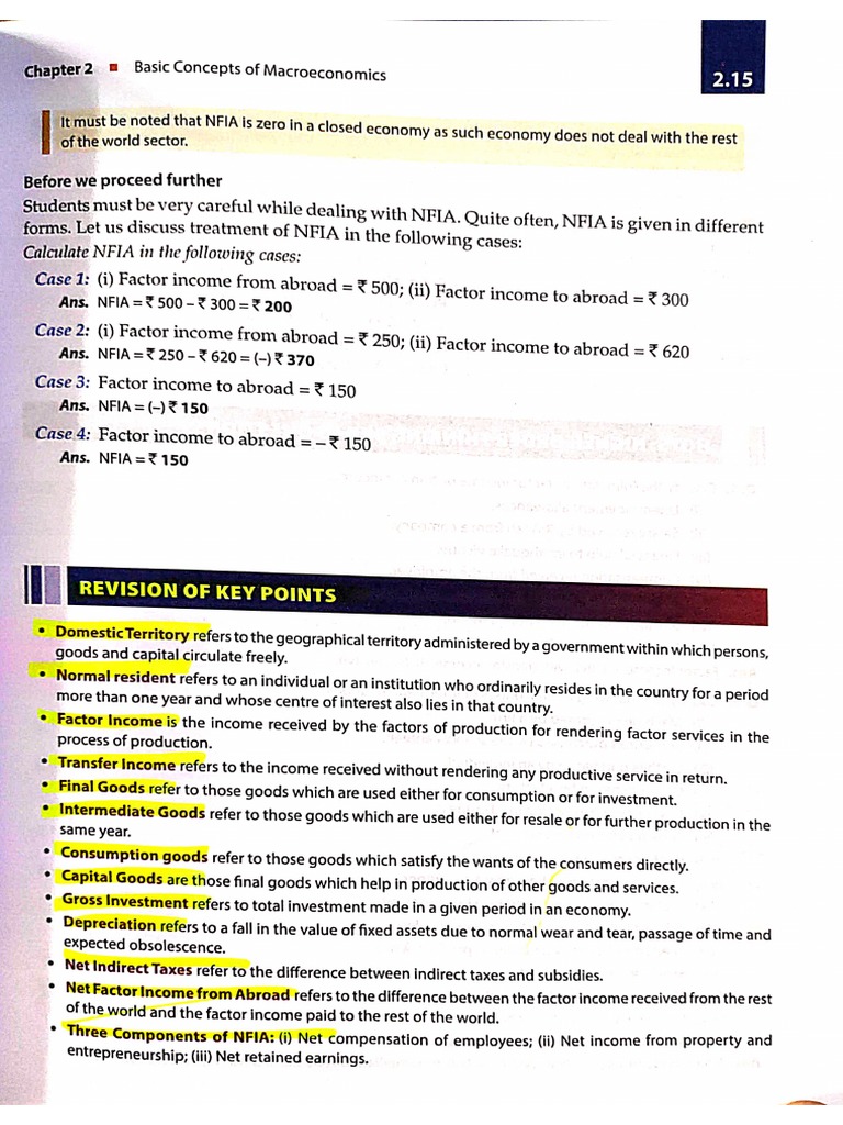 CH 02 Macroeconomics Sandeep Garg 23-24 Edition Class 12th | PDF CH 02 Macroeconomics Sandeep Garg 23-24 Edition Class 12th | PDF