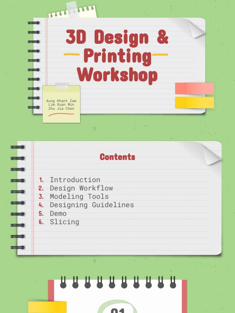 3D Design - Printing Slides | PDF | 3 D Computer Graphics | Computer ...