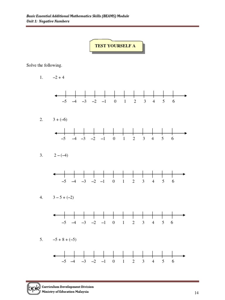 BEAM Exercise 1 | PDF | Mathematics | Algebra