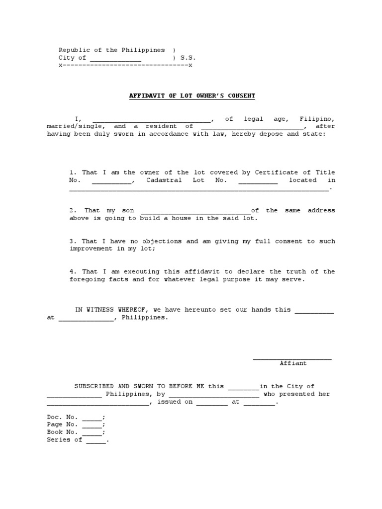 Letter of Consent | PDF