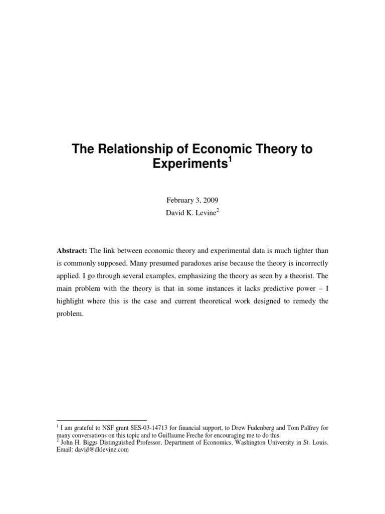 Theory Experiment | Download Free PDF | Theory | Experiment
