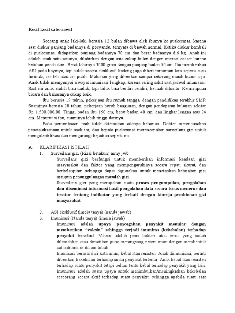 Tutorial Skenario 1 Blok 17 Anak | PDF