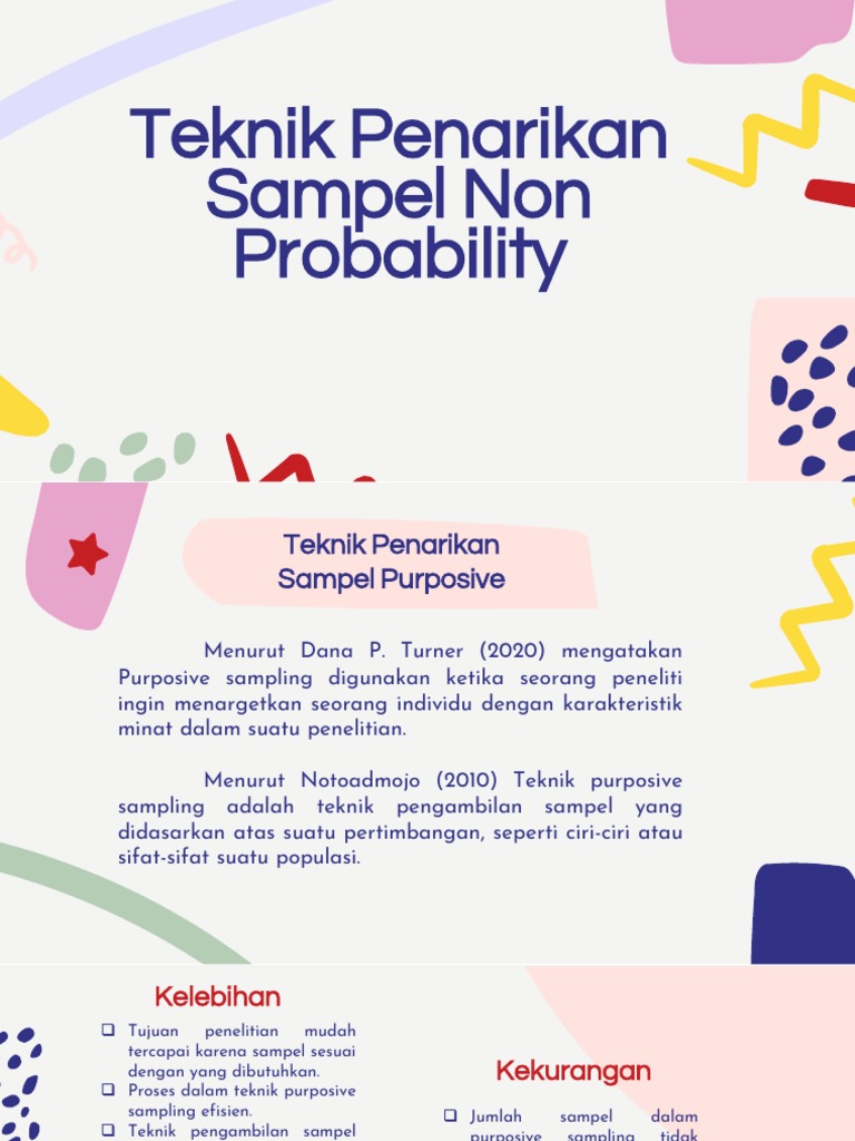 Teknik Penarikan Sampel Non-Probability | PDF | Komputer