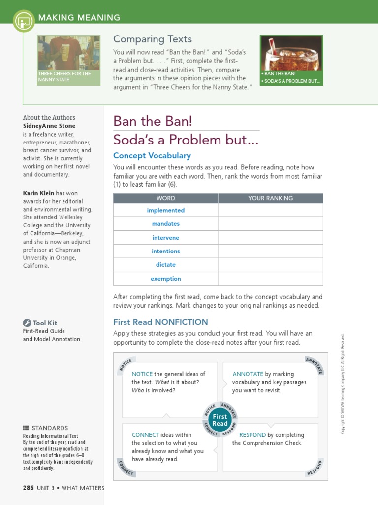 Ban The Ban | PDF | Soft Drink