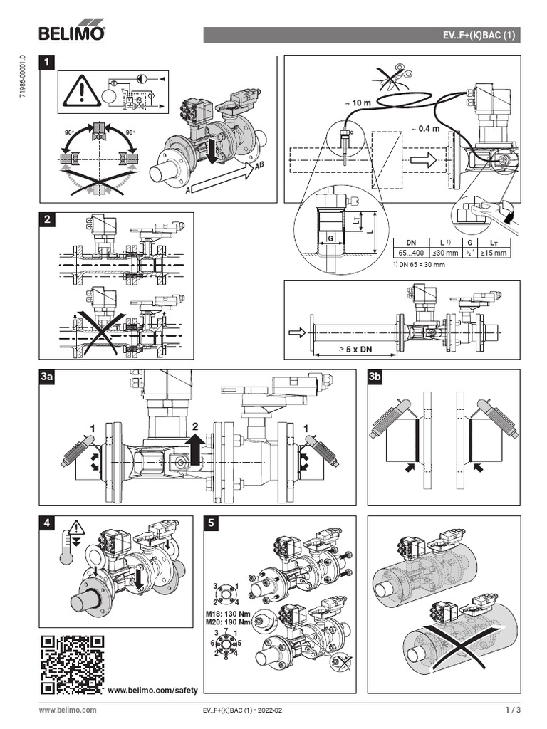 Belimo EV..F K BAC 1 Installation-Instructions | PDF | Networking ...