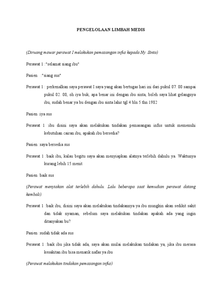 Pengelolaan Limbah Medis | PDF | Sains & Matematika