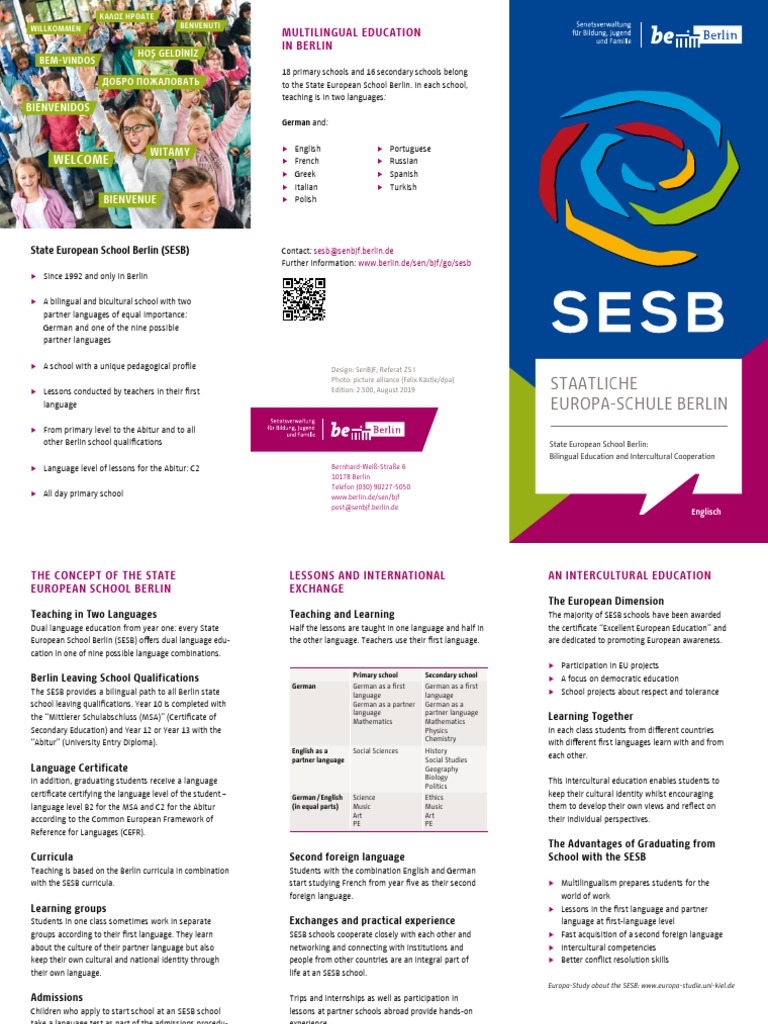 Sesb Flyer Englisch Web | PDF | Cognition