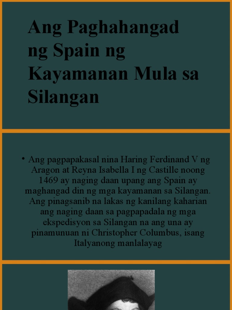 Continuation Unang Yugto | PDF
