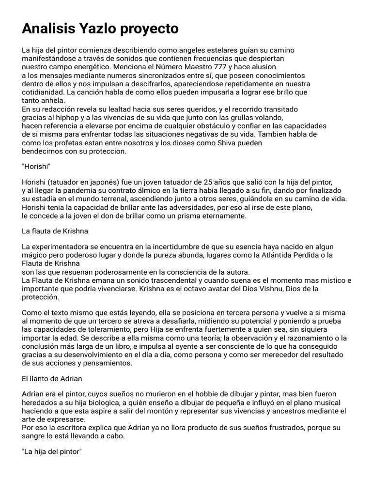 Análisis Yazlo Proyecto | PDF