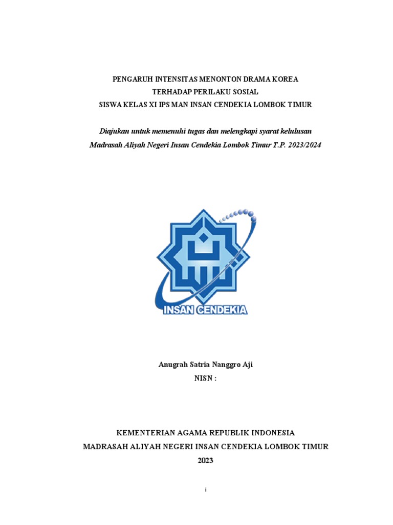05 Contoh Laporan Kti - Gymnastiar | PDF