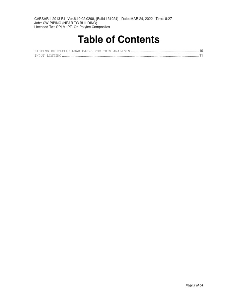 Appendix B - Input Listing | Descargar gratis PDF | Mechanical ... Appendix B - Input Listing | Descargar gratis PDF | Mechanical ...