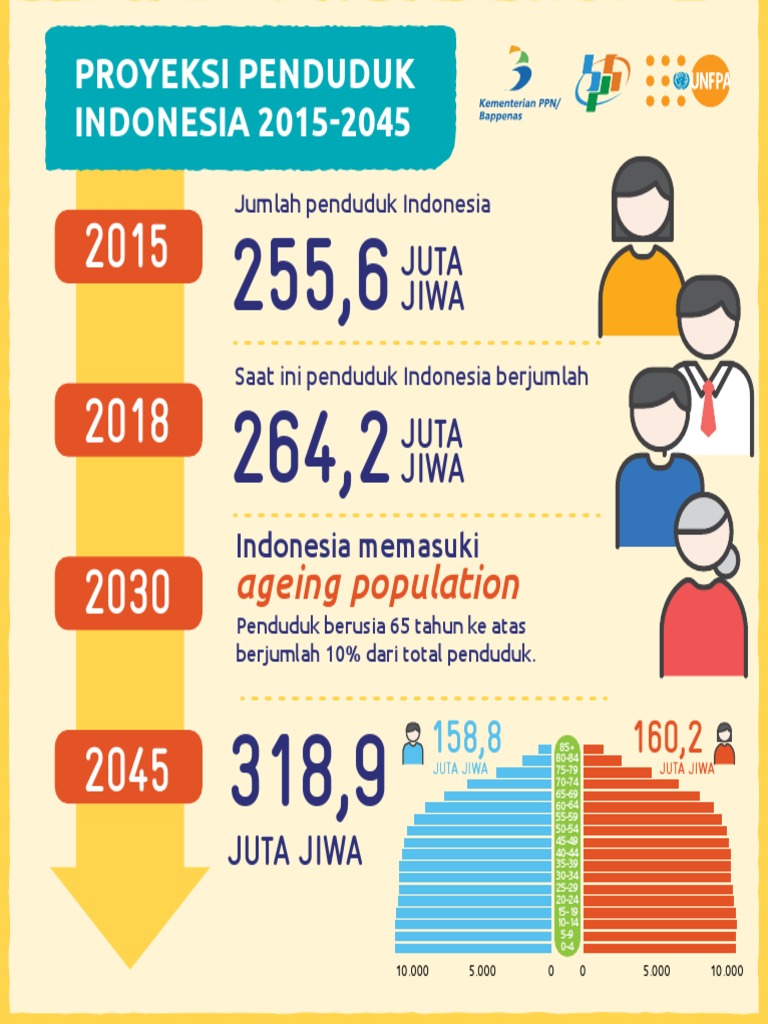 Proyeksi Penduduk: INDONESIA 2015-2045 | PDF