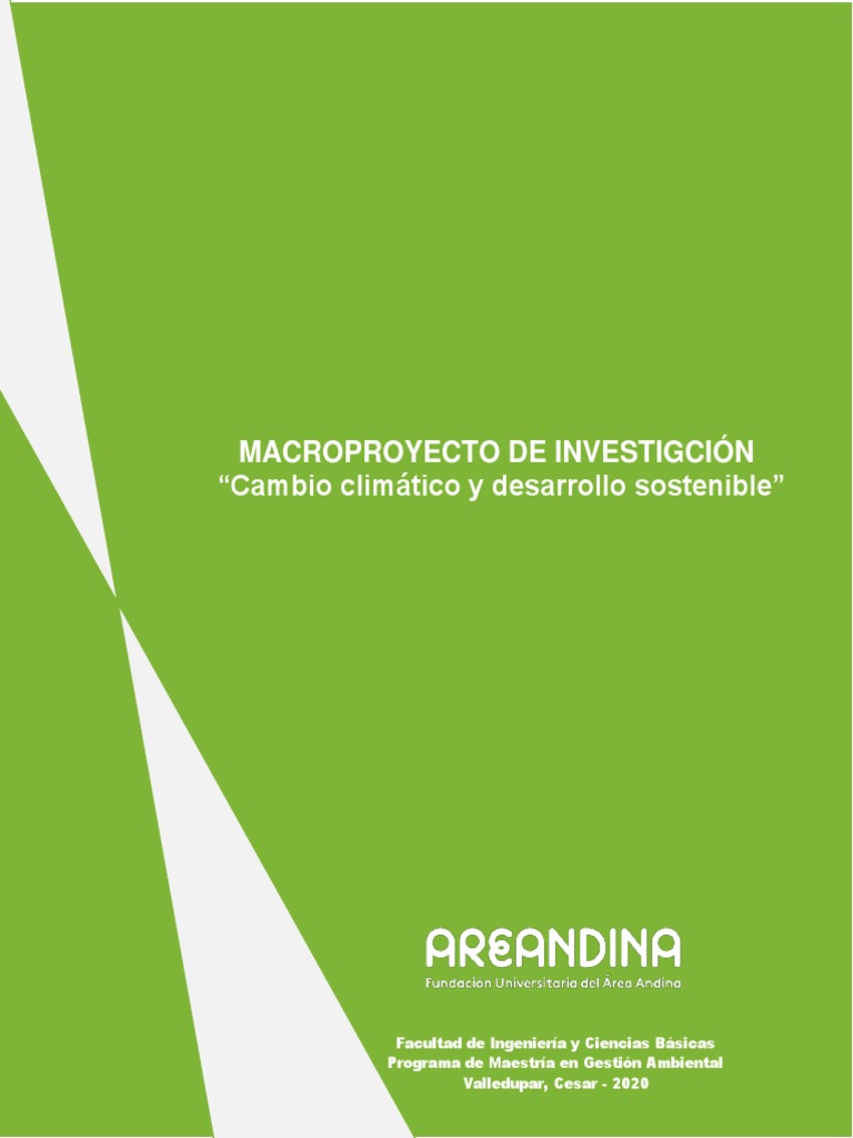 Macroproyecto CCDS F INGENIERIA | PDF | Sustentabilidad | Desarrollo sostenible