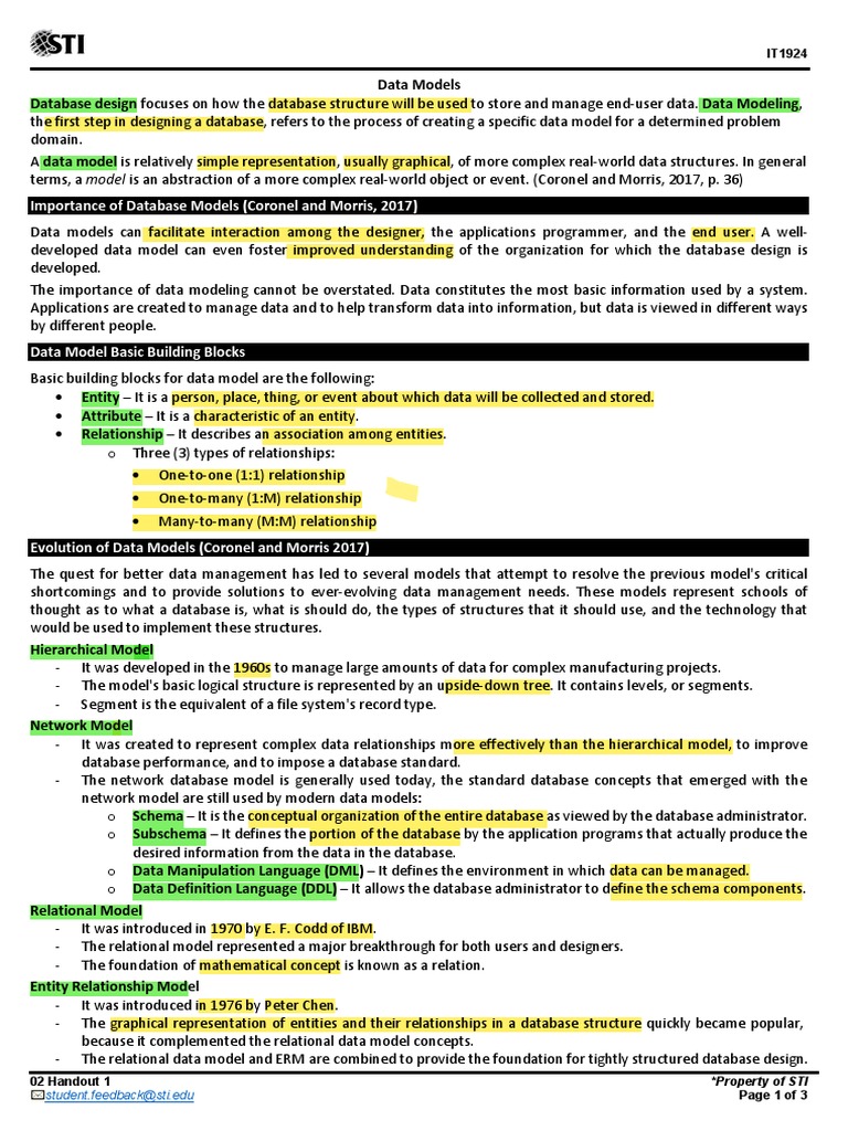 02 Handout 144-Unlocked | Download Free PDF | No Sql | Databases