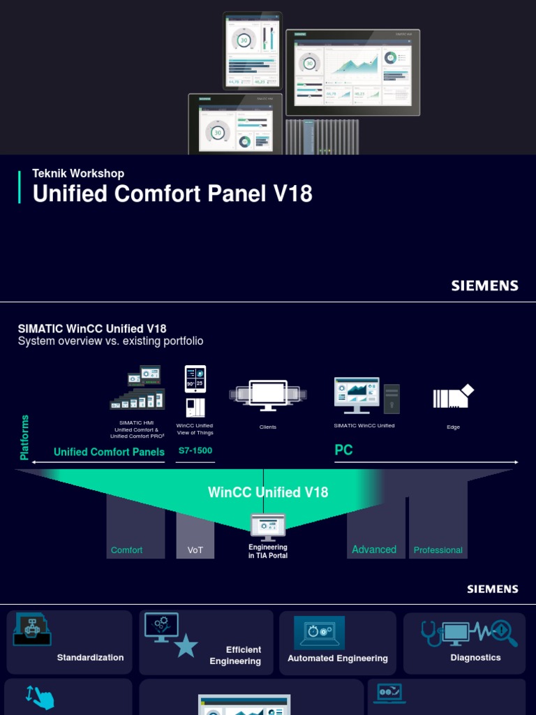 Unified Comfort Panel V18: Teknik Workshop | PDF | Windows 10 | Application Software