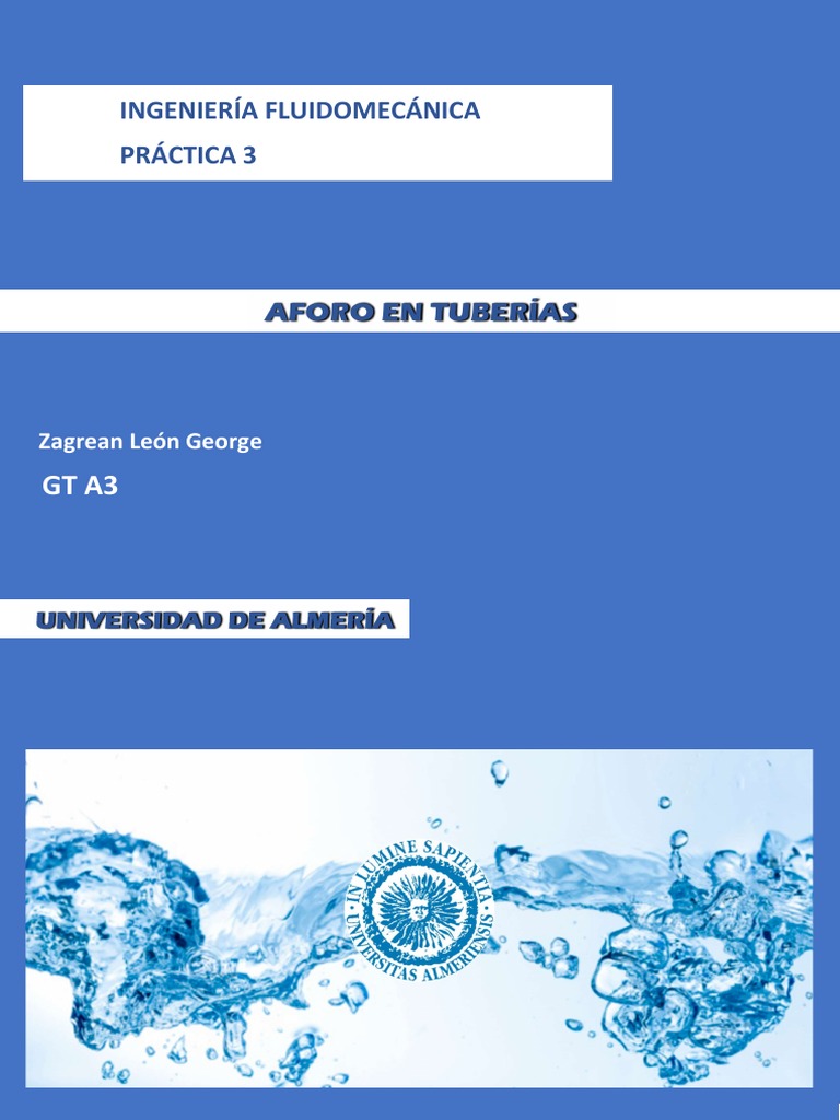 Aforo en Tuberias | PDF | Plomería | Mecánica de fluidos