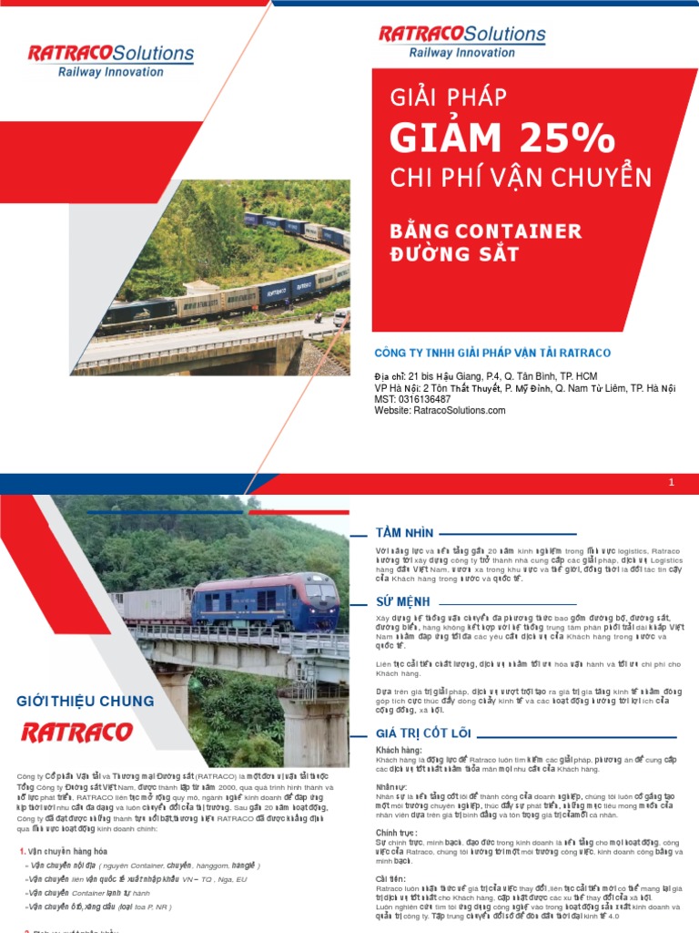 Ho So Nang Luc Cong Ty Ratraco Solutions | PDF