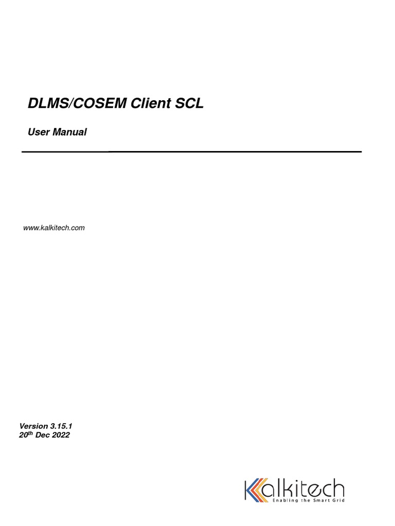 DLMS Client UserManual | PDF | Port (Computer Networking) | Transmission Control Protocol