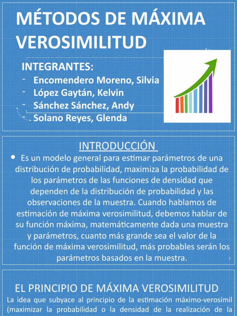 Metodo de Maxima Verosimilitud | Descargar gratis PDF | Probabilidad | Teoría de la estimación
