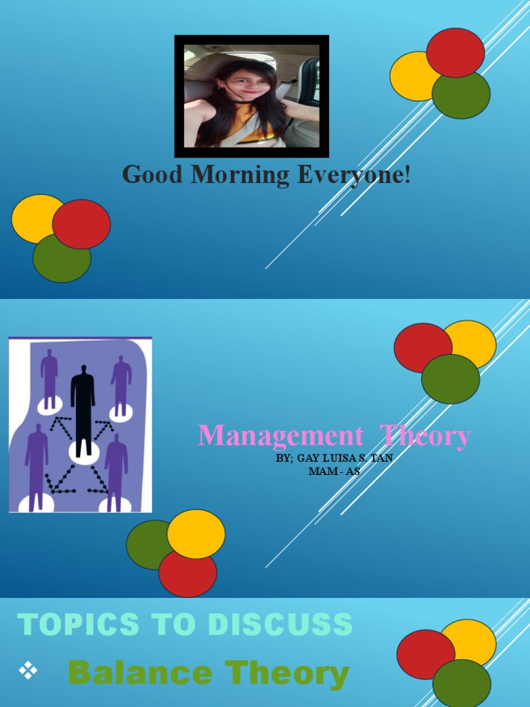 Management Theories Explained: An Overview of Balance Theory, Control ...