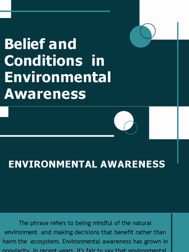 Belief and Conditions in Environmental Awareness | PDF | Air Pollution ...