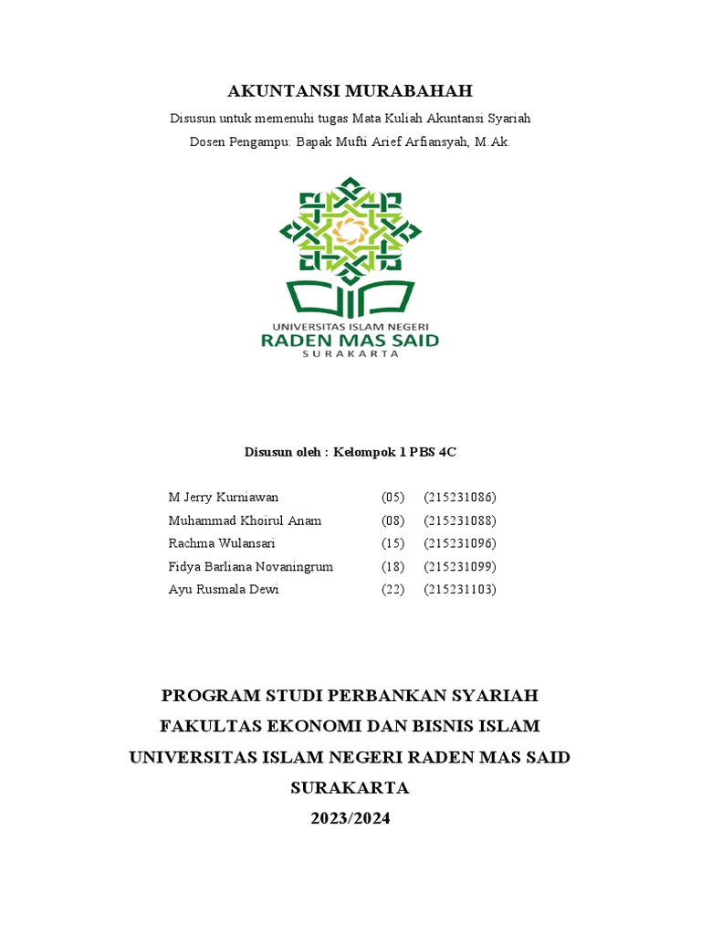 Akuntansi Murabahah | PDF