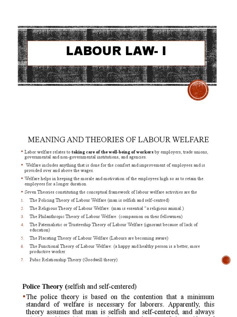 Labour Law - I | PDF | Cost Of Living | Labour Law