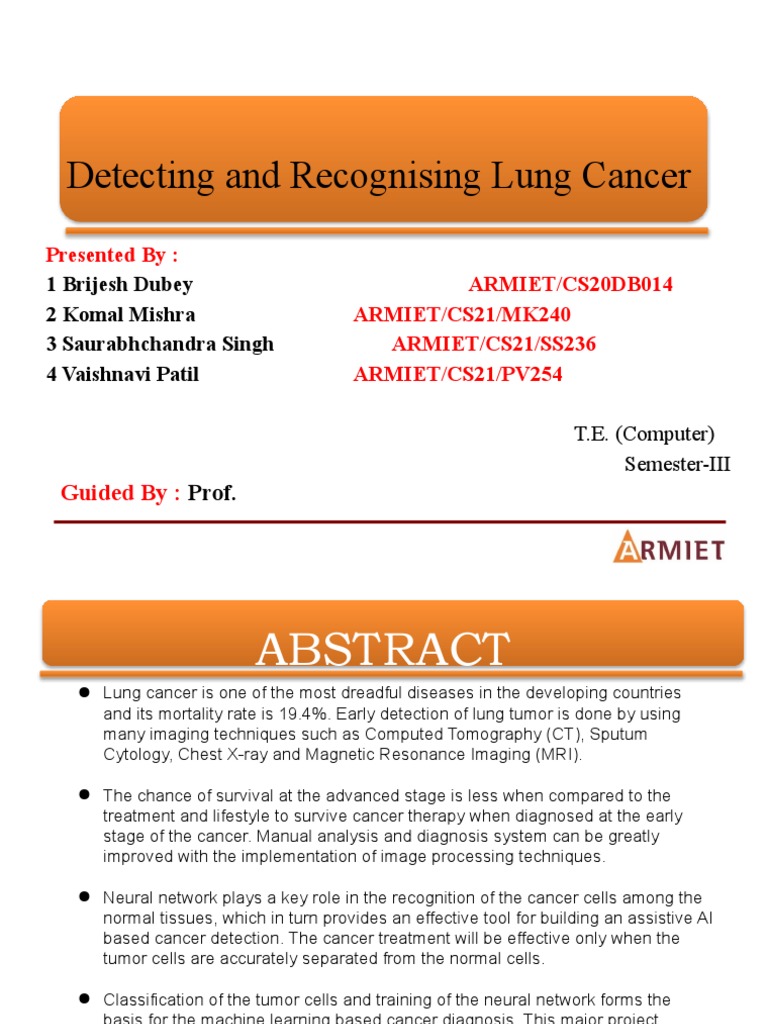 Cancer prediction using ml_Updated | PDF | Machine Learning | Cancer