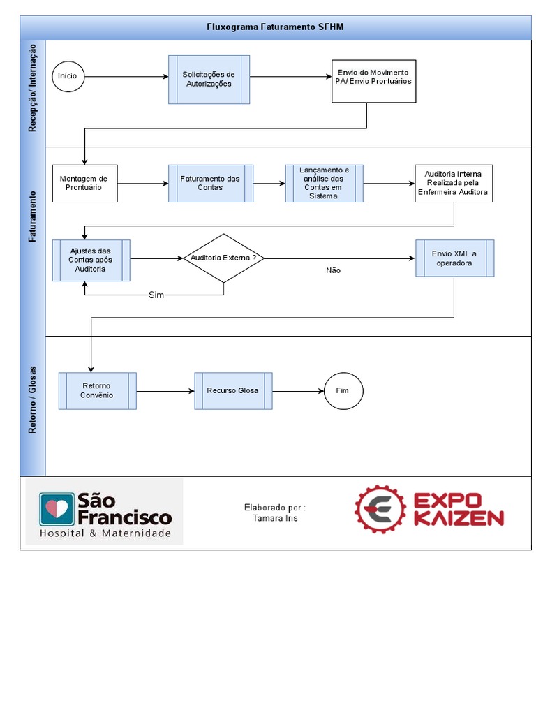 Fluxograma Faturamento SFHM | PDF