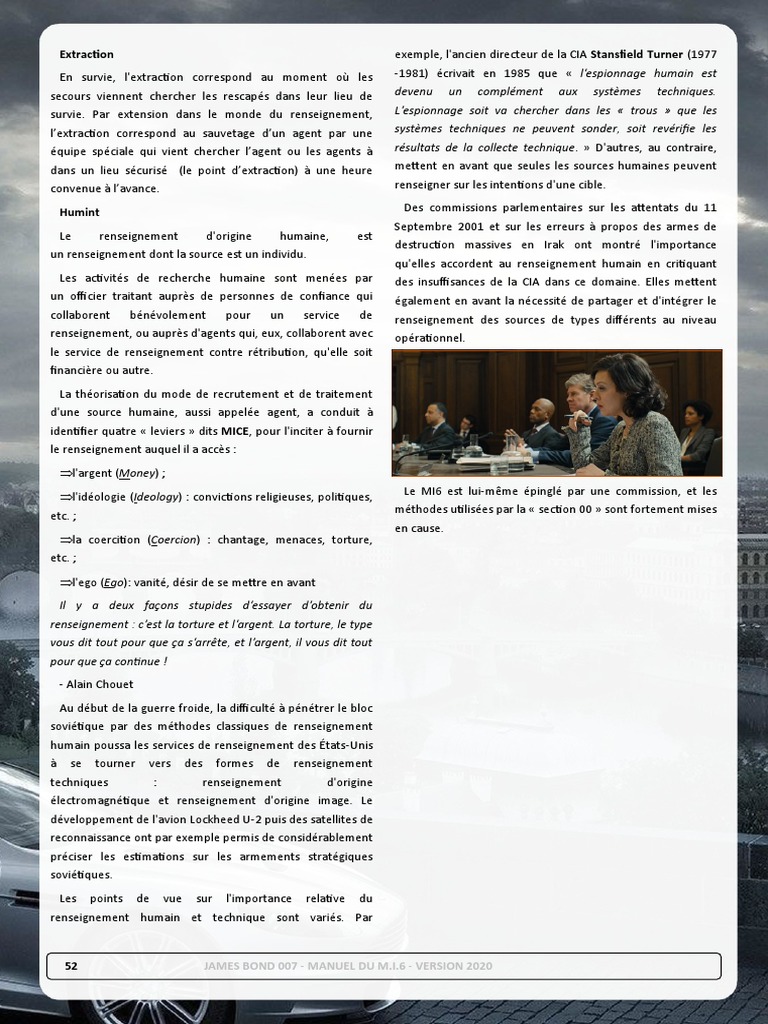 Manuel MI6 2020v6 52 | PDF | Secret | Information sensible