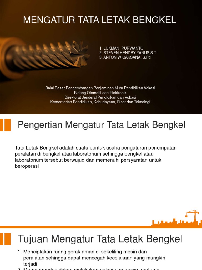 Tata Layout Bengkel Otomotif | PDF