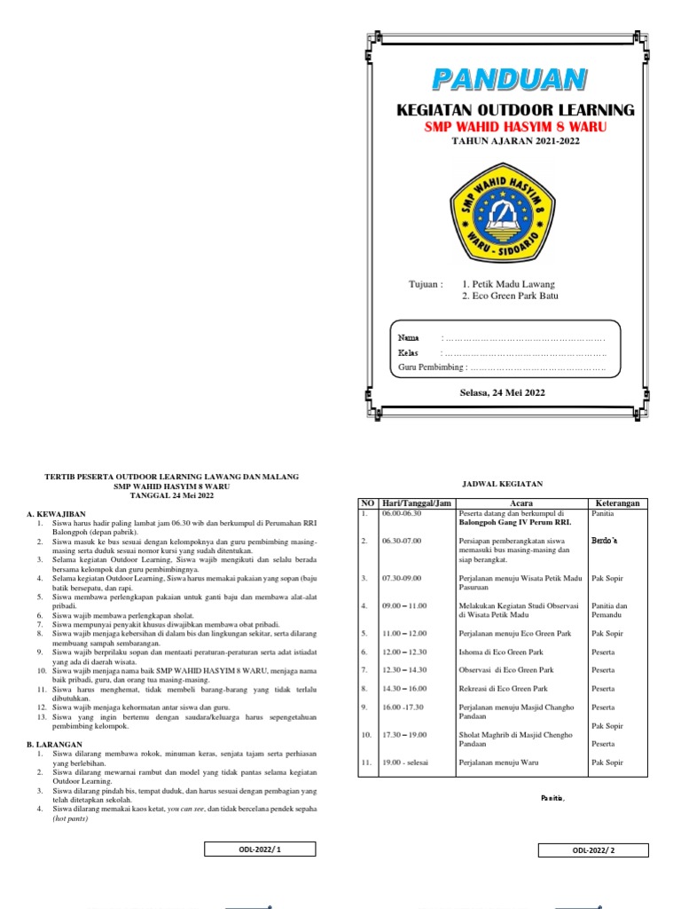 PANDUAN ODL 2022 | PDF