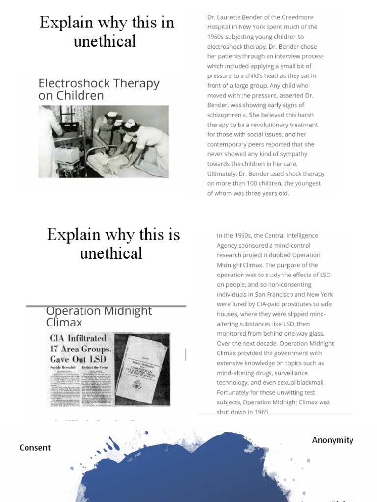 IB Psych Ethics Revision Notes | PDF | Informed Consent | Animal Testing