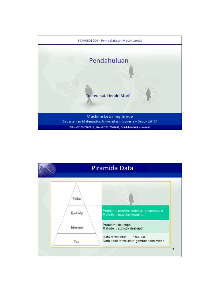 Pendahuluan: Piramida Data | PDF