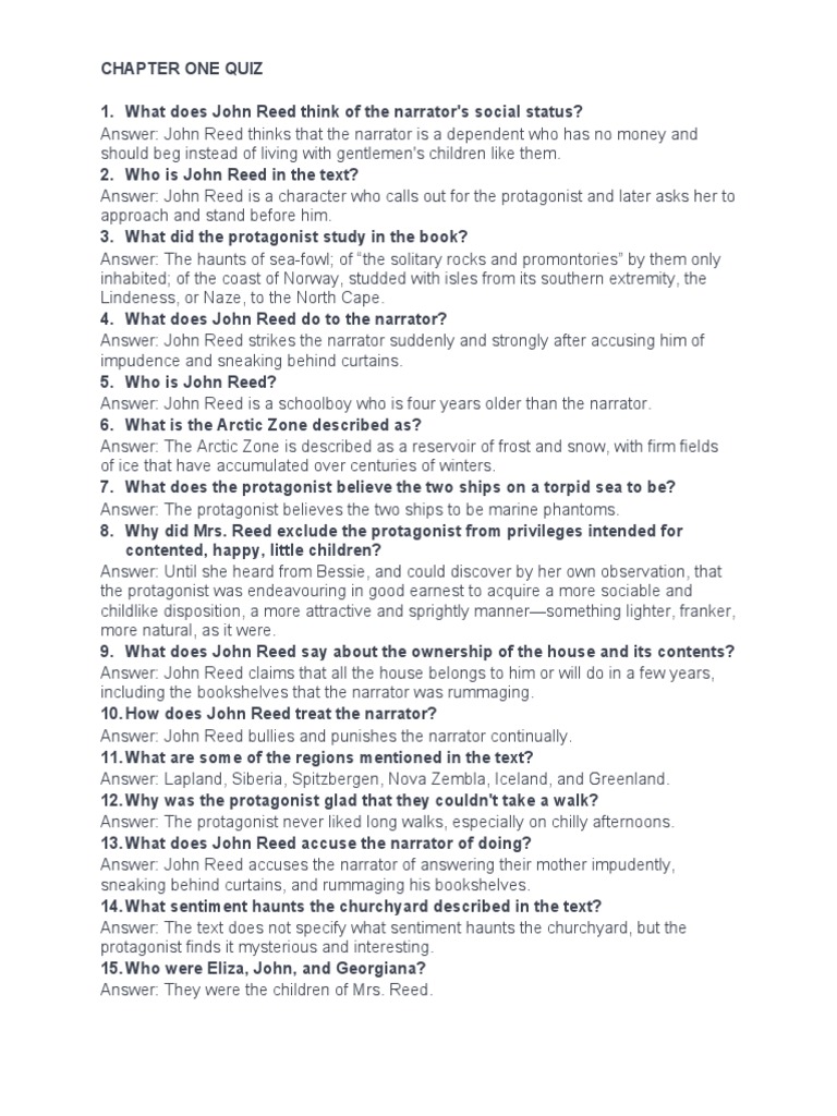 Chapter 1 Quiz | PDF