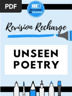 AQA GCSE Worlds and Lives Poetry Guide | PDF | Poetry