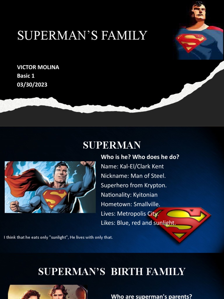Superman's Family | PDF | Works Based On Dc Comics | Dc Comics Superheroes