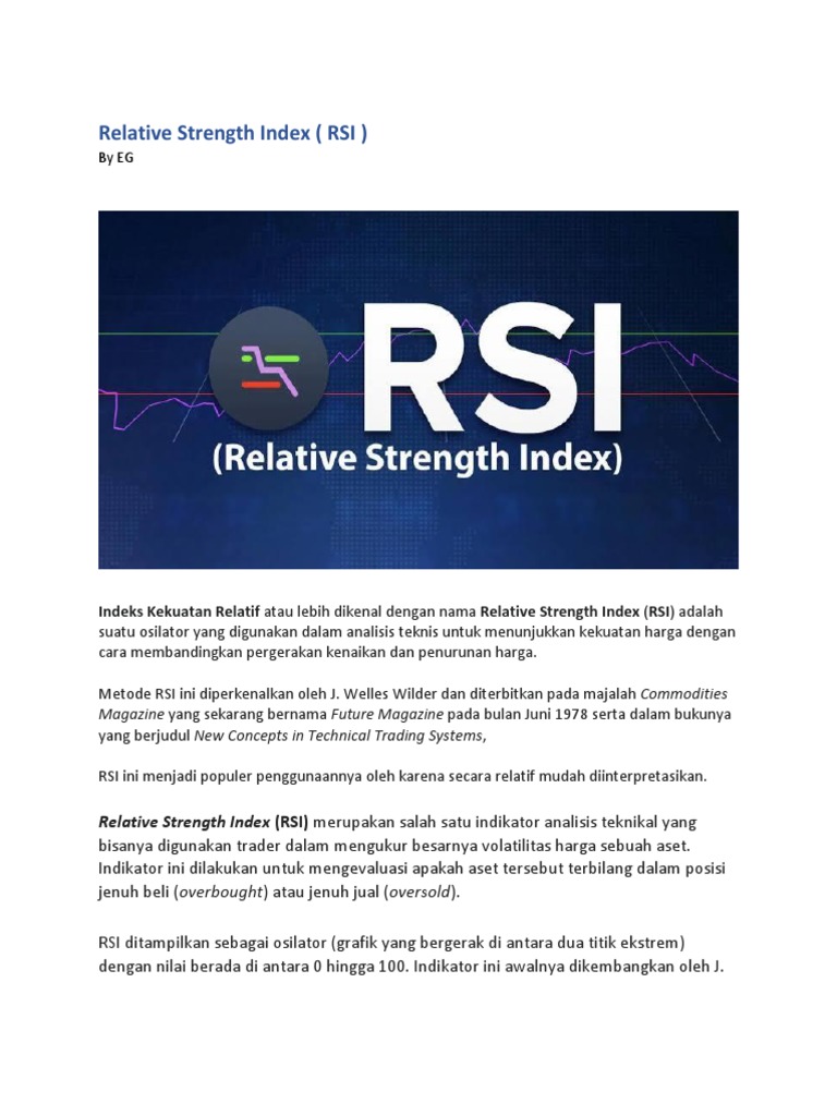 Relative Strength Index RSI | PDF