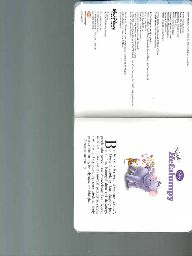 Kubuś I Hefalumpy | PDF