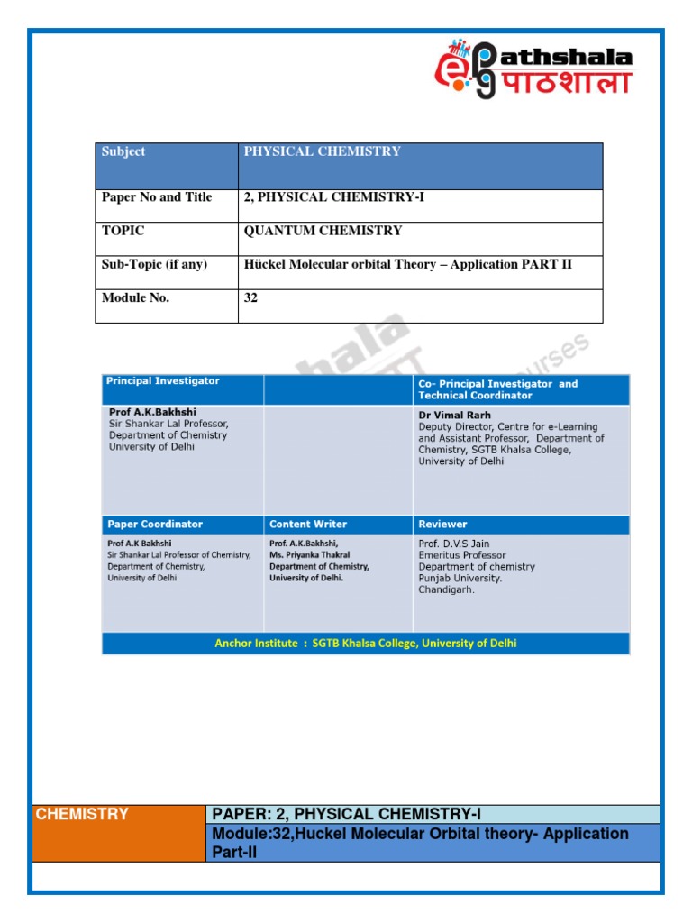 6378 Et Che p2 m32 Etext | PDF | Molecular Orbital | Chemical Bond