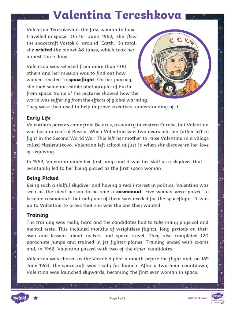 Reading Comprehension 2 | PDF | Astronauts | Human Spaceflight