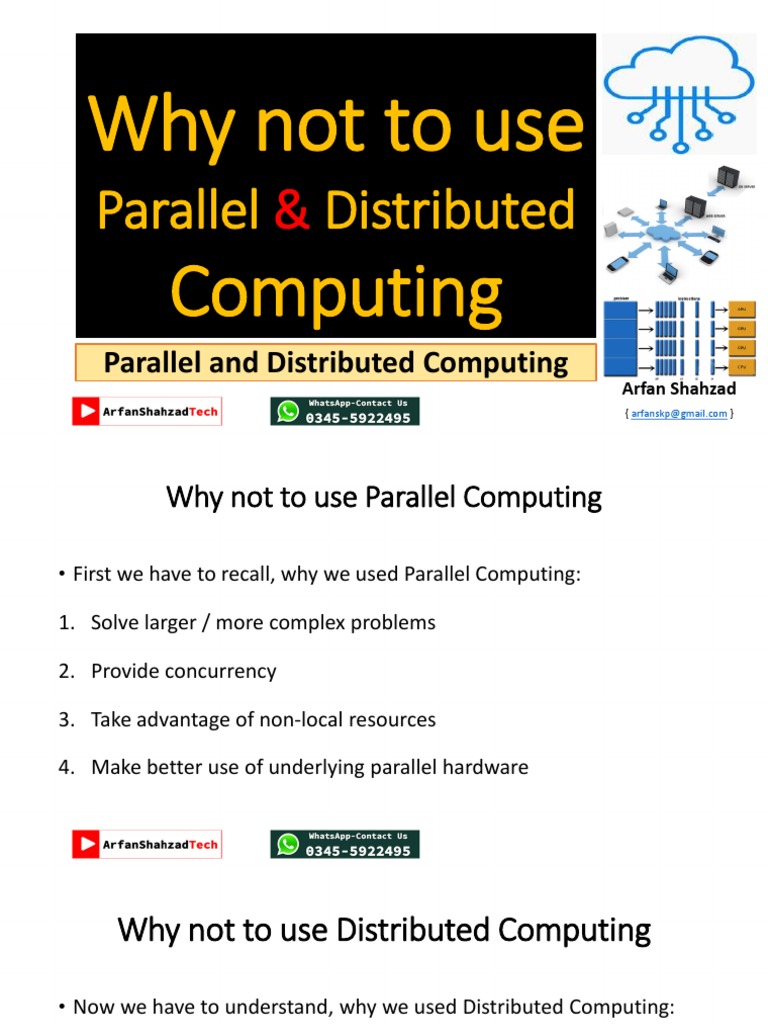 Parallel and Distributed Computing | PDF | Scalability | Computer Science Parallel and Distributed Computing | PDF | Scalability | Computer Science