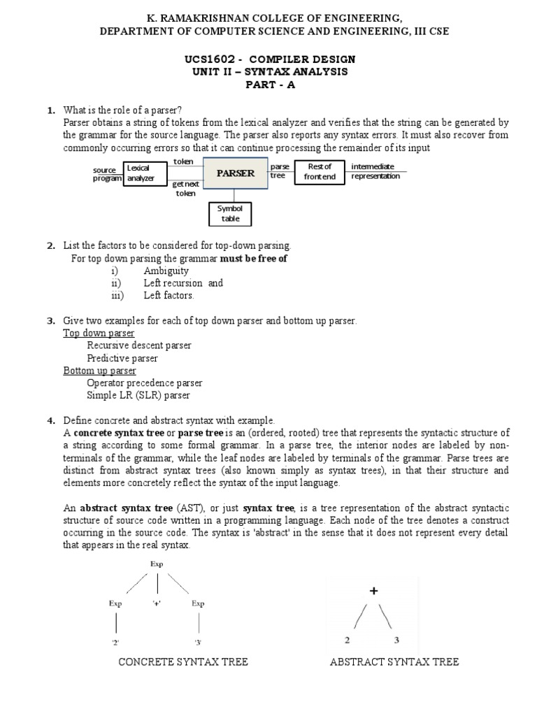 Unit Ii 2 Marks | PDF
