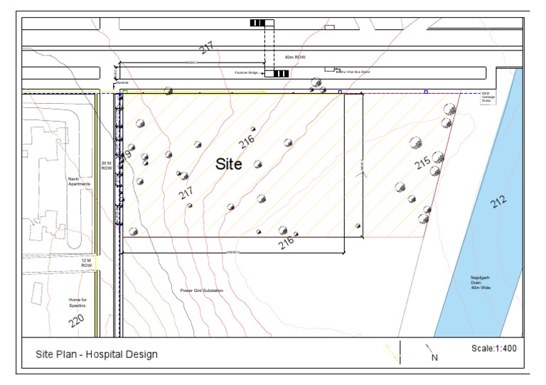 Hospital Site Plan Overview | PDF | Electric Power | Power Engineering