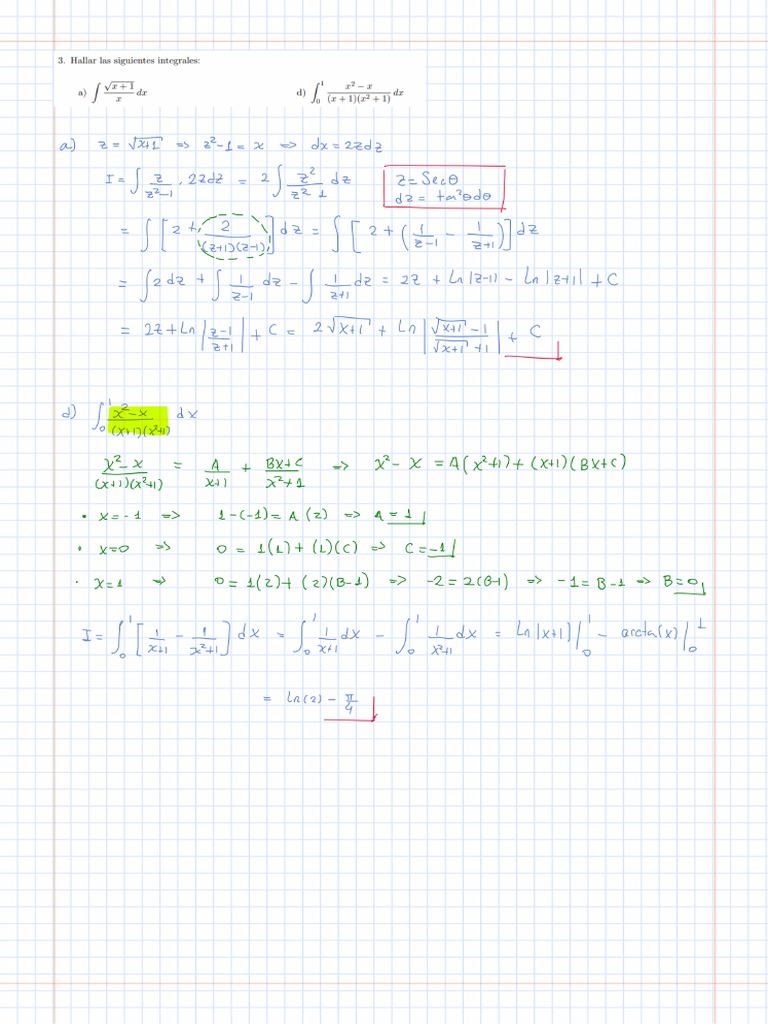Cálculo Integral | PDF